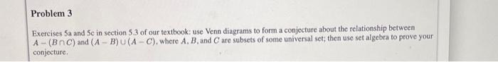 Solved Exercises 5a and 5c in section 5.3 of our textbook: | Chegg.com