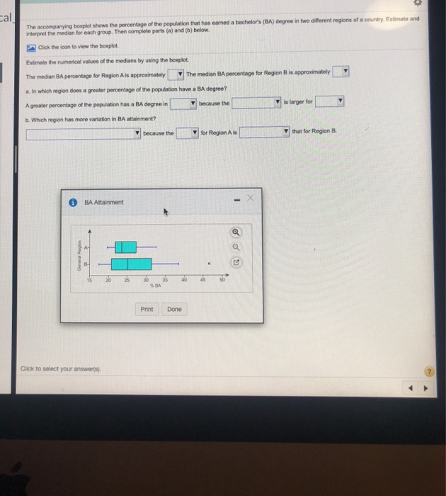 Solved Call The accompanying boxplot shows the percentage of | Chegg.com