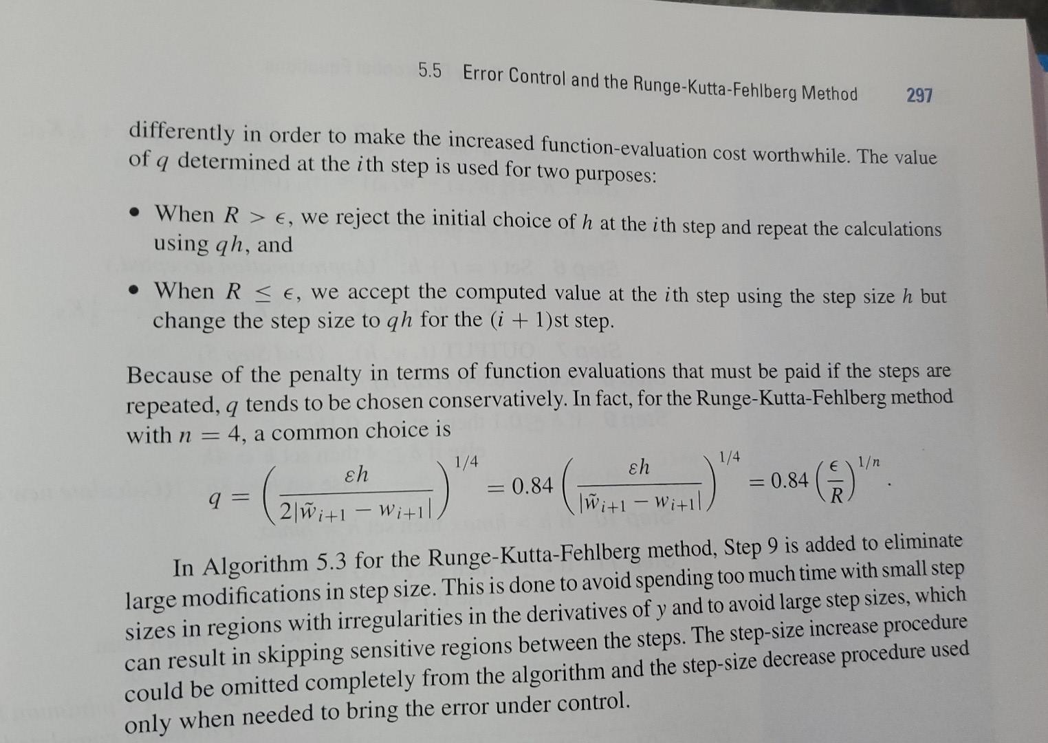 Solved es =k6, Runge-Kutta-Fehlberg Method One popular | Chegg.com