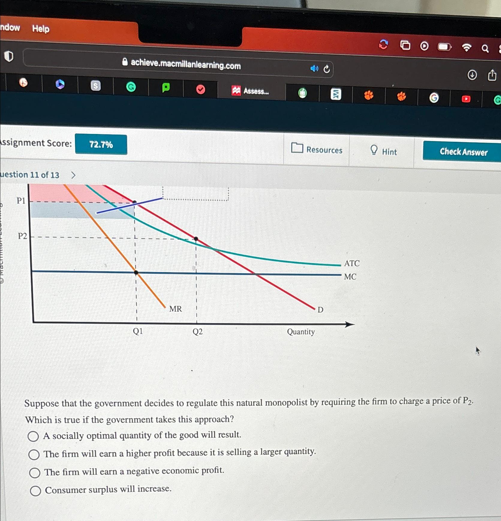 Solved Assess.ssignment Score:ResourcesHintuestion 11 ﻿of | Chegg.com