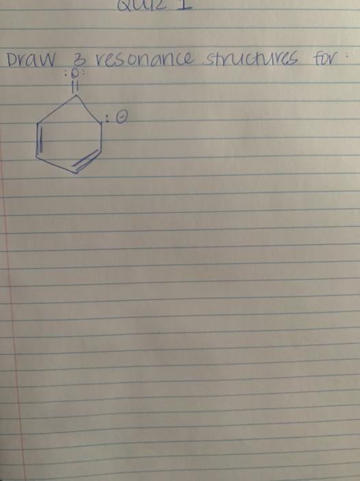 Solved Draw 3 resonance structures for 11 @ | Chegg.com