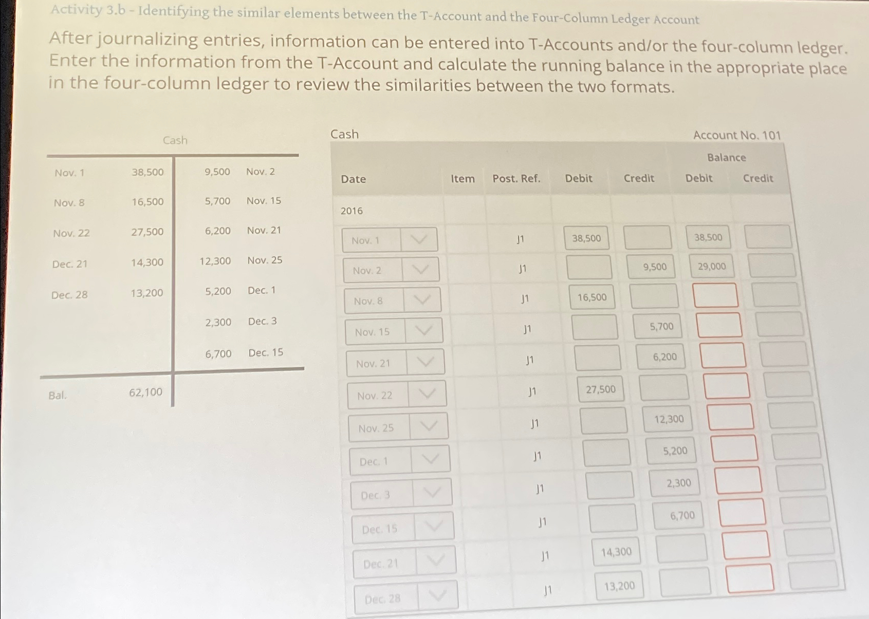 Solved Activity 3.b - ﻿Identifying the similar elements | Chegg.com
