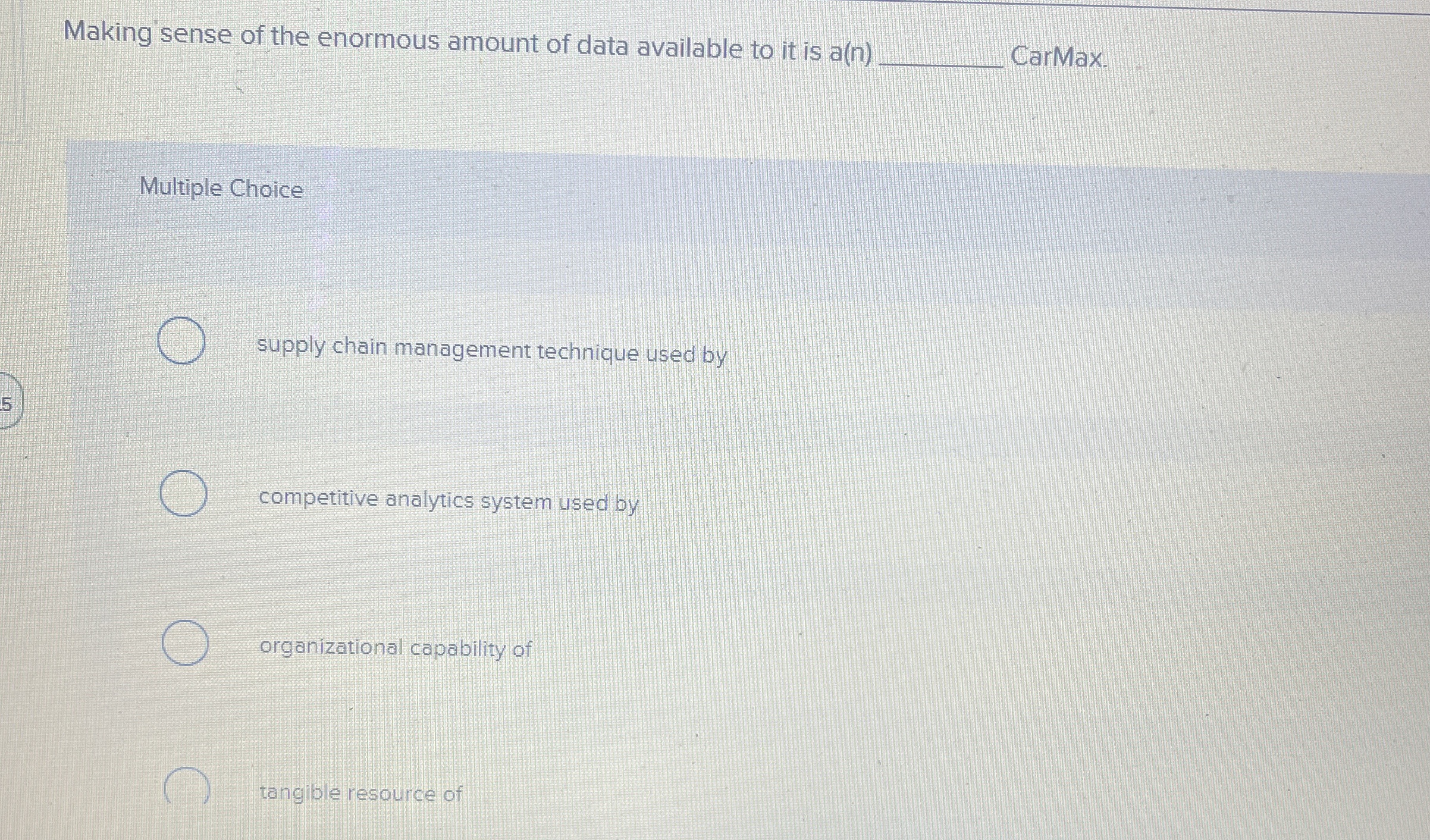 Solved Making sense of the enormous amount of data available | Chegg.com