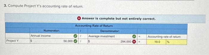 Solved Project Y requires a $350,000 investment for new | Chegg.com