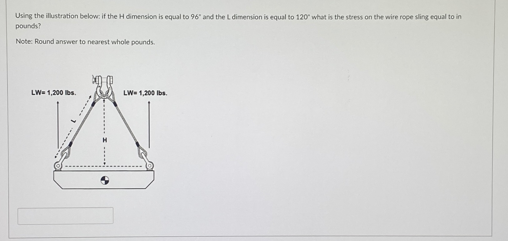 Solved Using the illustration below: if the H ﻿dimension is | Chegg.com