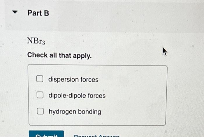 Solved Ar Check all that apply. dispersion forces | Chegg.com