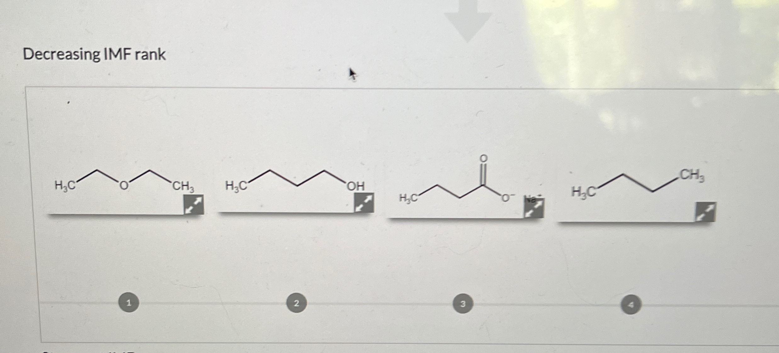 Solved Rank these four pure substances according to | Chegg.com