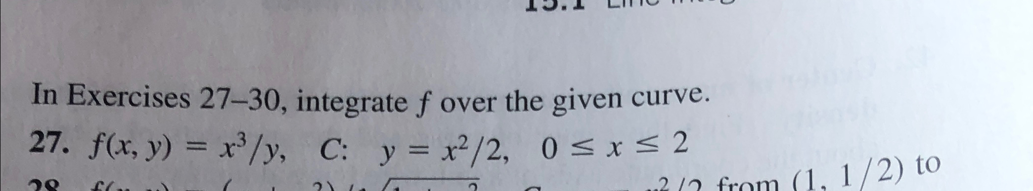 Solved In Exercises 27-30, ﻿integrate f ﻿over the given | Chegg.com