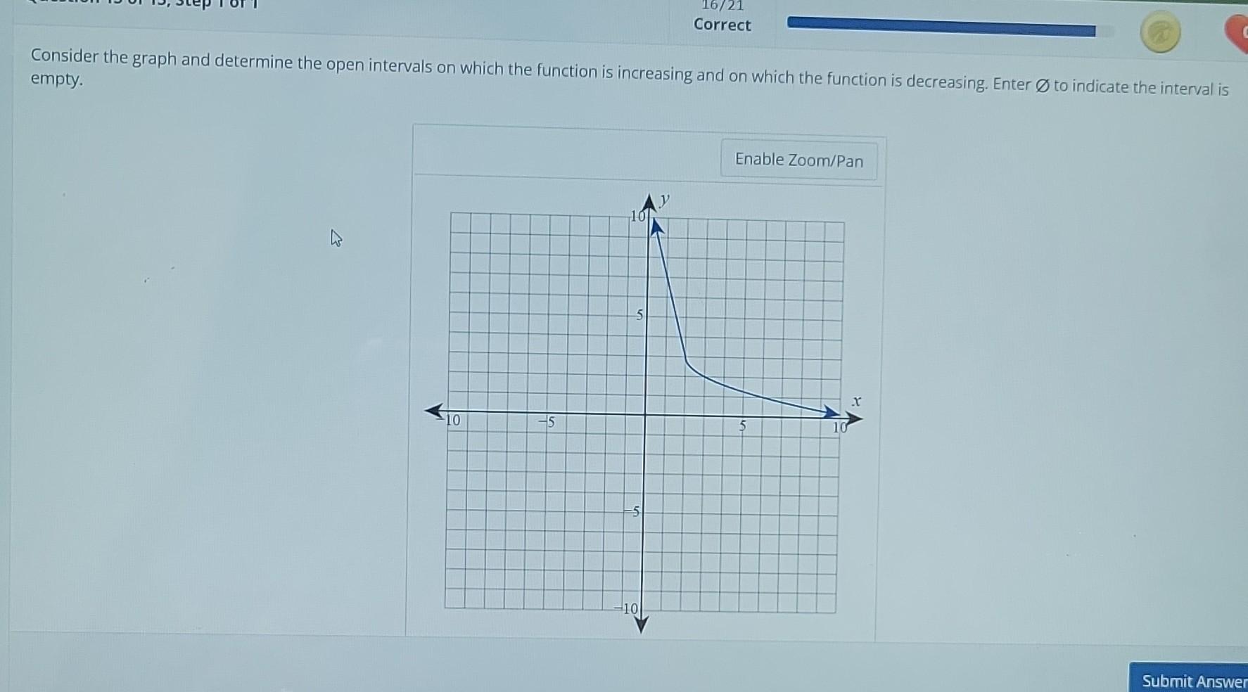 Solved Consider the graph and determine the open intervals | Chegg.com