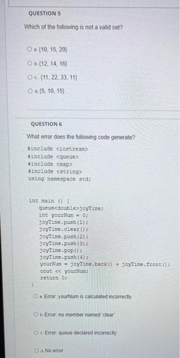 Solved Which is an invalid access for the vector? vector | Chegg.com