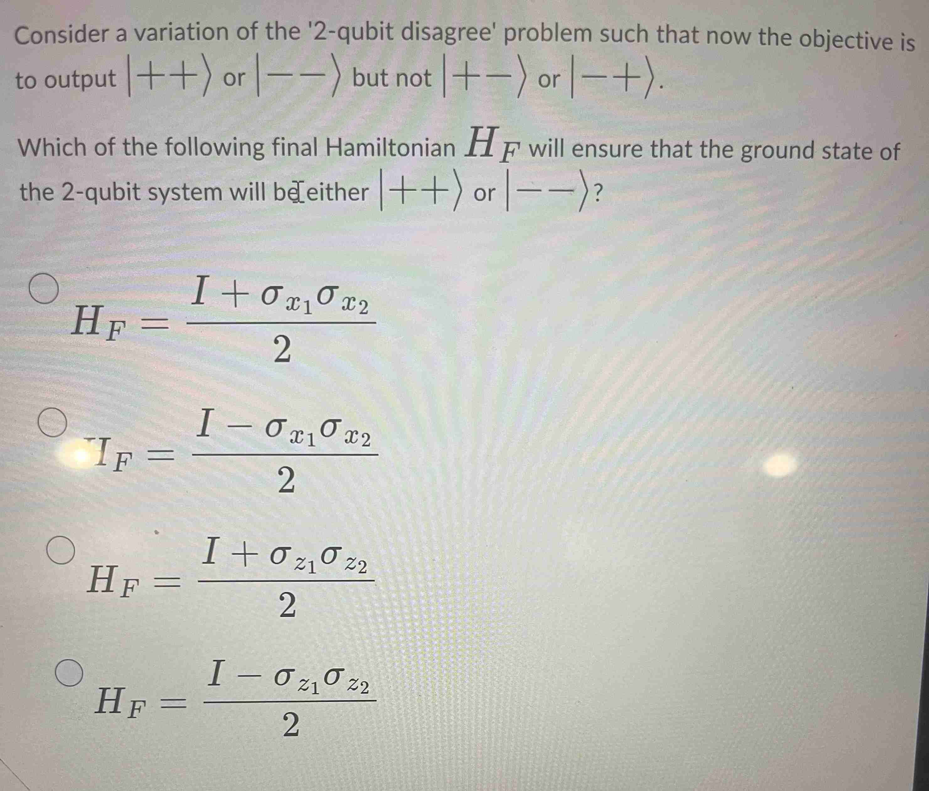 Solved What is the final Hamiltonian? | Chegg.com