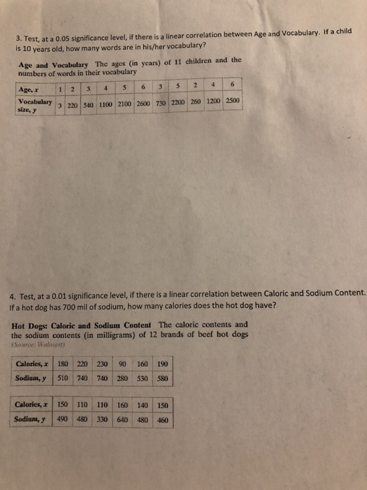 Solved 3. Test, at a 0.05 significance level, if there is a | Chegg.com