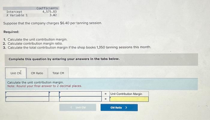 Solved Suppose that the company charges $6.40 per tanning | Chegg.com