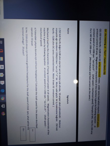 Solved 04: the meaning of "Dy11" Explain clearly 10p QS) 250 | Chegg.com