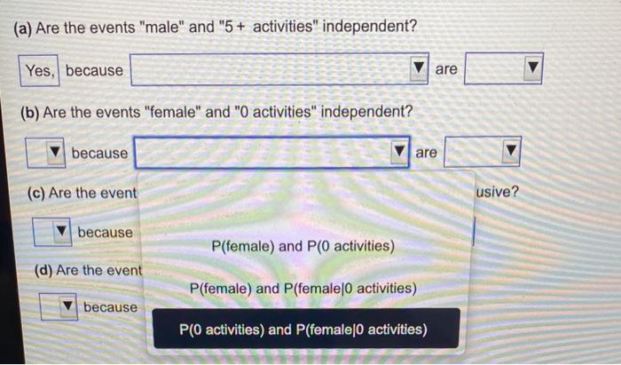 Solved The following data represent the number of different | Chegg.com