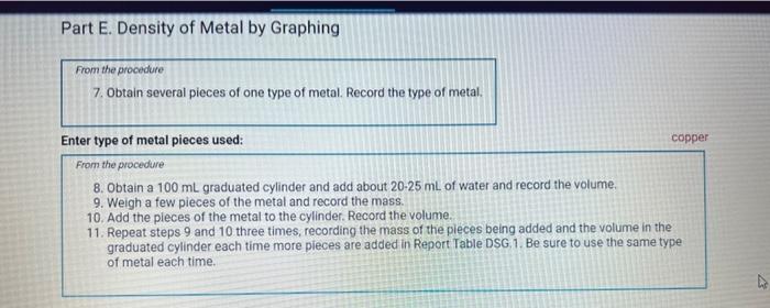 Solved Report - Density and Specific Gravity (2pts) Density | Chegg.com