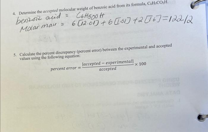 Solved USING FREEZING-POINT DEPRESSION TO FIND MOLECULAR | Chegg.com