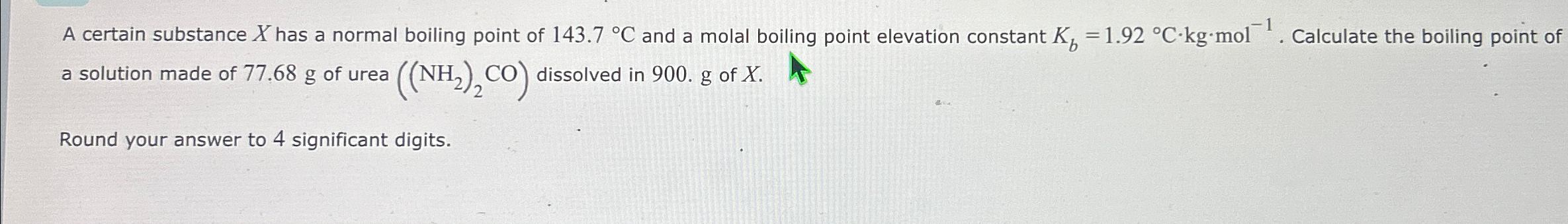 Solved A certain substance x ﻿has a normal boiling point of | Chegg.com