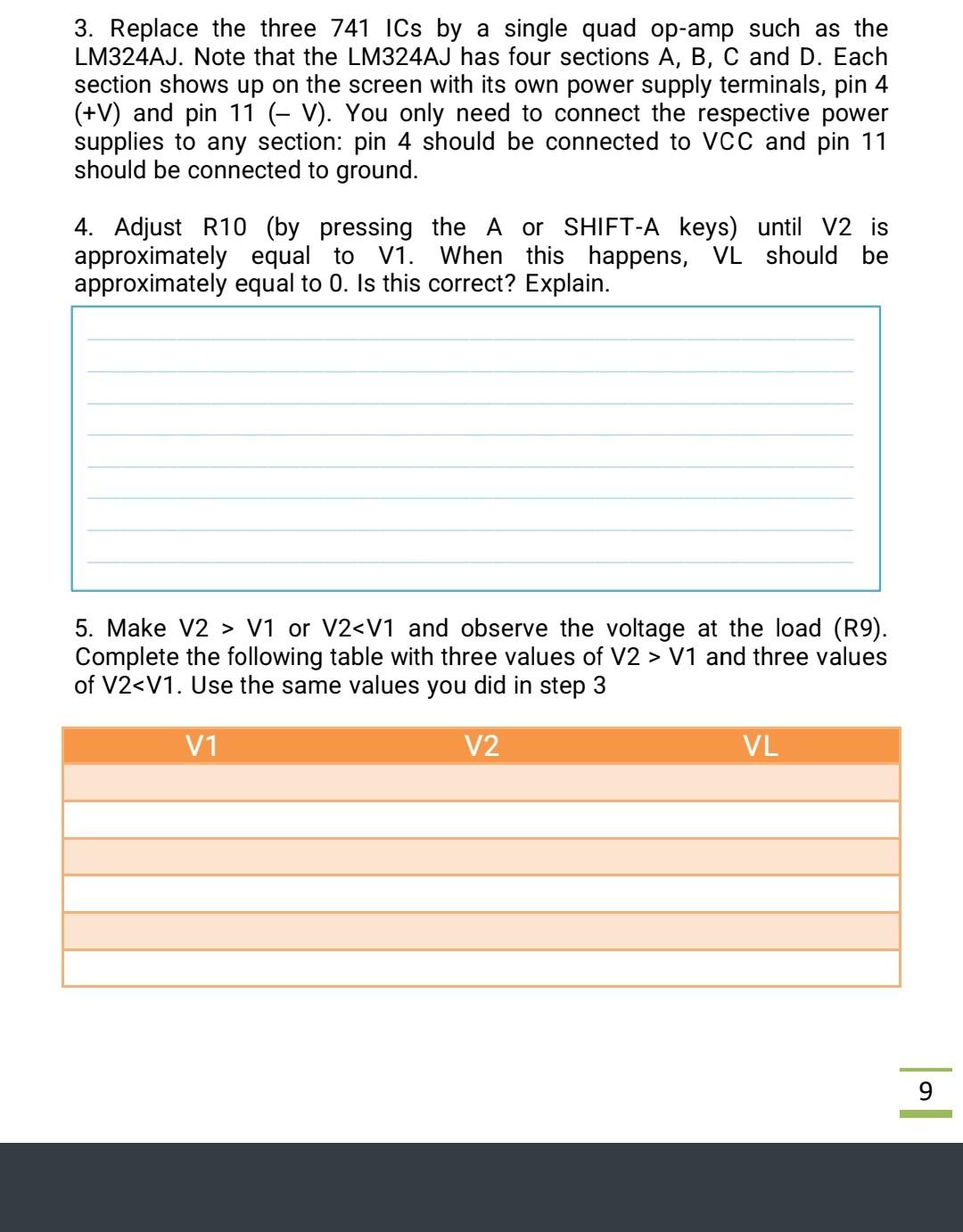 Solved Potentiometer R10 will simulate the behavior of the | Chegg.com