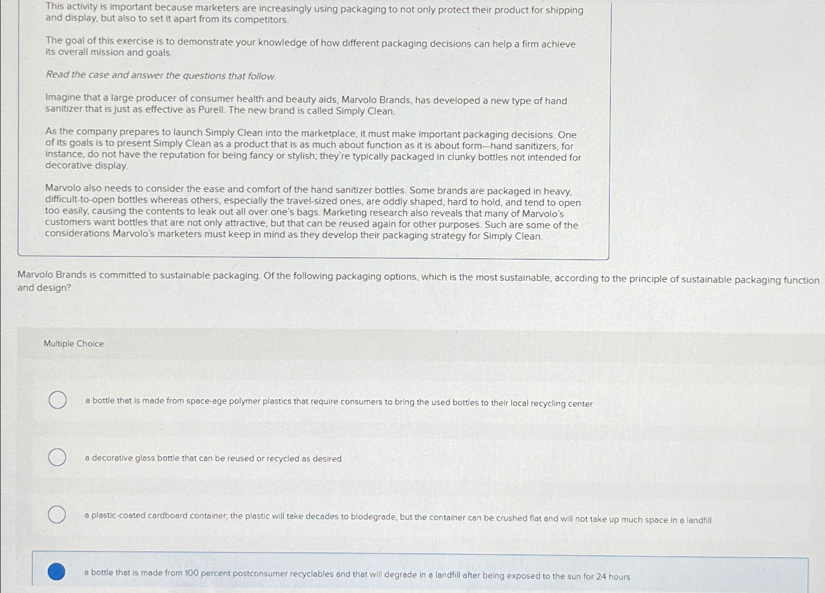 Solved This activity is important because marketers are | Chegg.com
