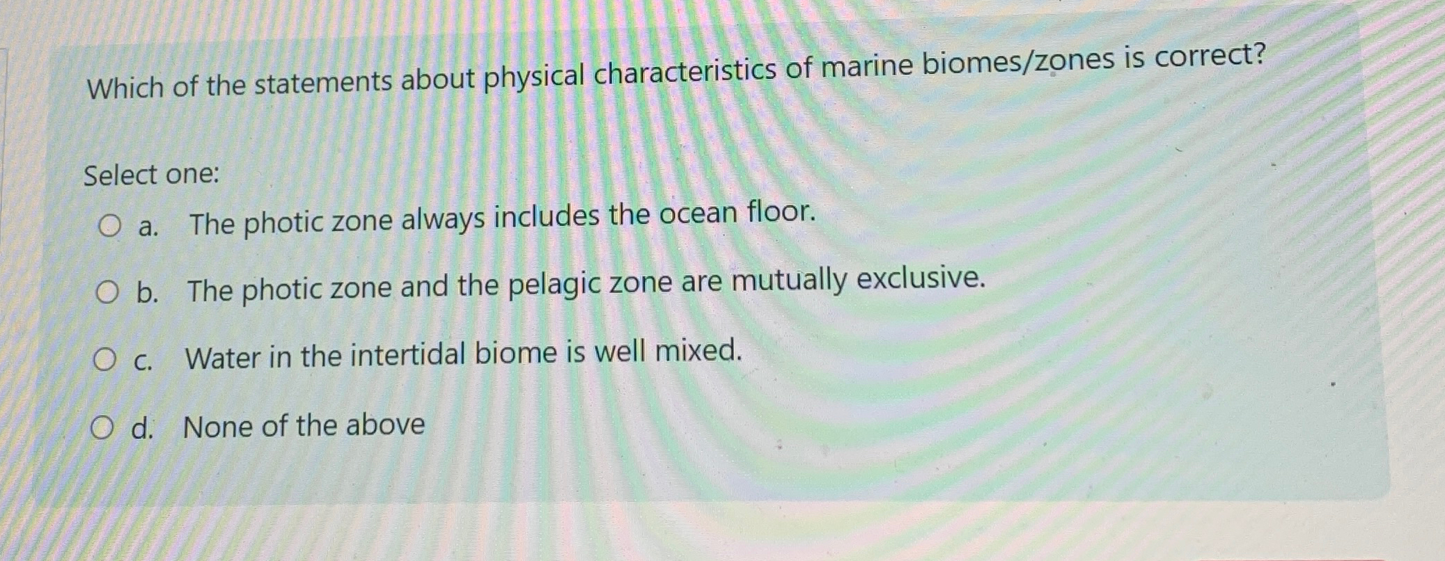 Solved Which of the statements about physical | Chegg.com