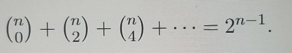 Solved n (7) + (%) + (%) + ... = 2n-1 ©. . + + | Chegg.com