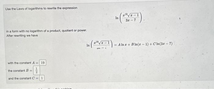 Solved A and B are correct but C isnt so if someone could | Chegg.com