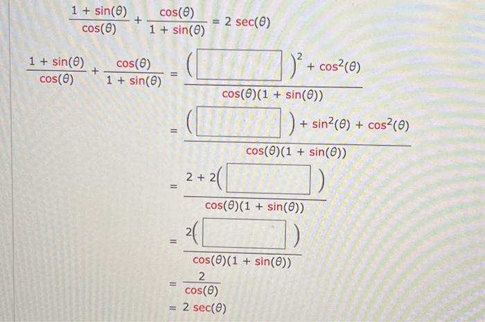 Solved Verify the identity. (Simplify at each step.) | Chegg.com