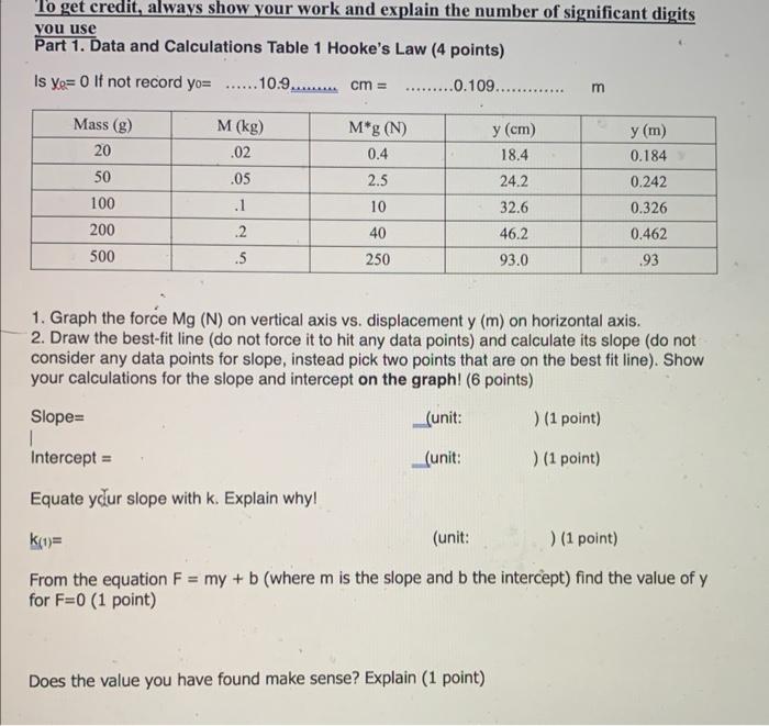 Solved To get credit, always show your work and explain the | Chegg.com