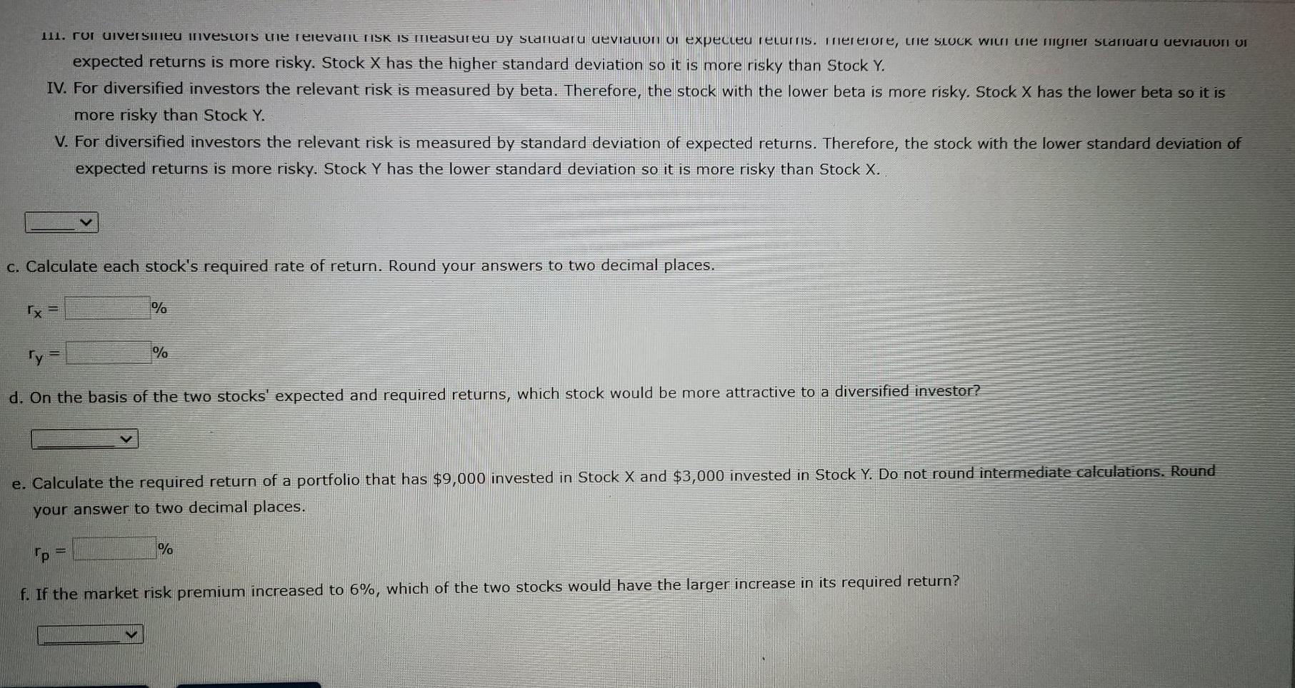 Solved Stock X has a 10.0% expected return, a beta | Chegg.com