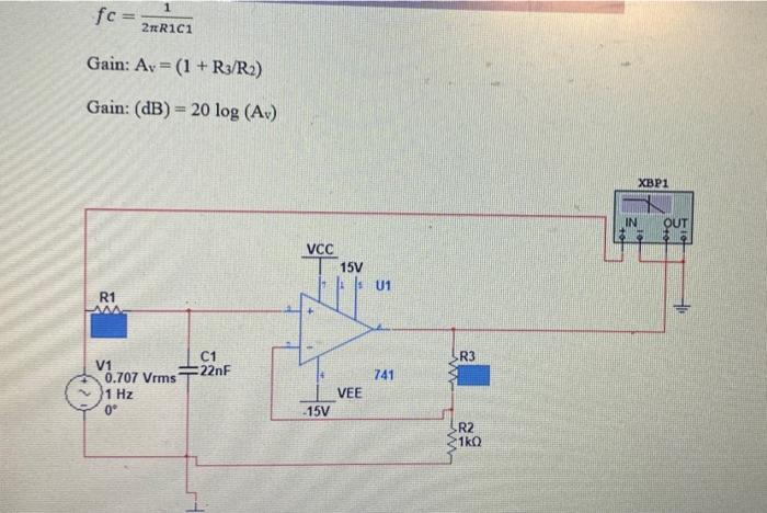 Solved Compare the cutoff frequency at -3dB of the | Chegg.com