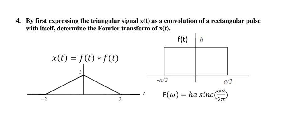 Solved 3. Use direct integration to find the Fourier | Chegg.com