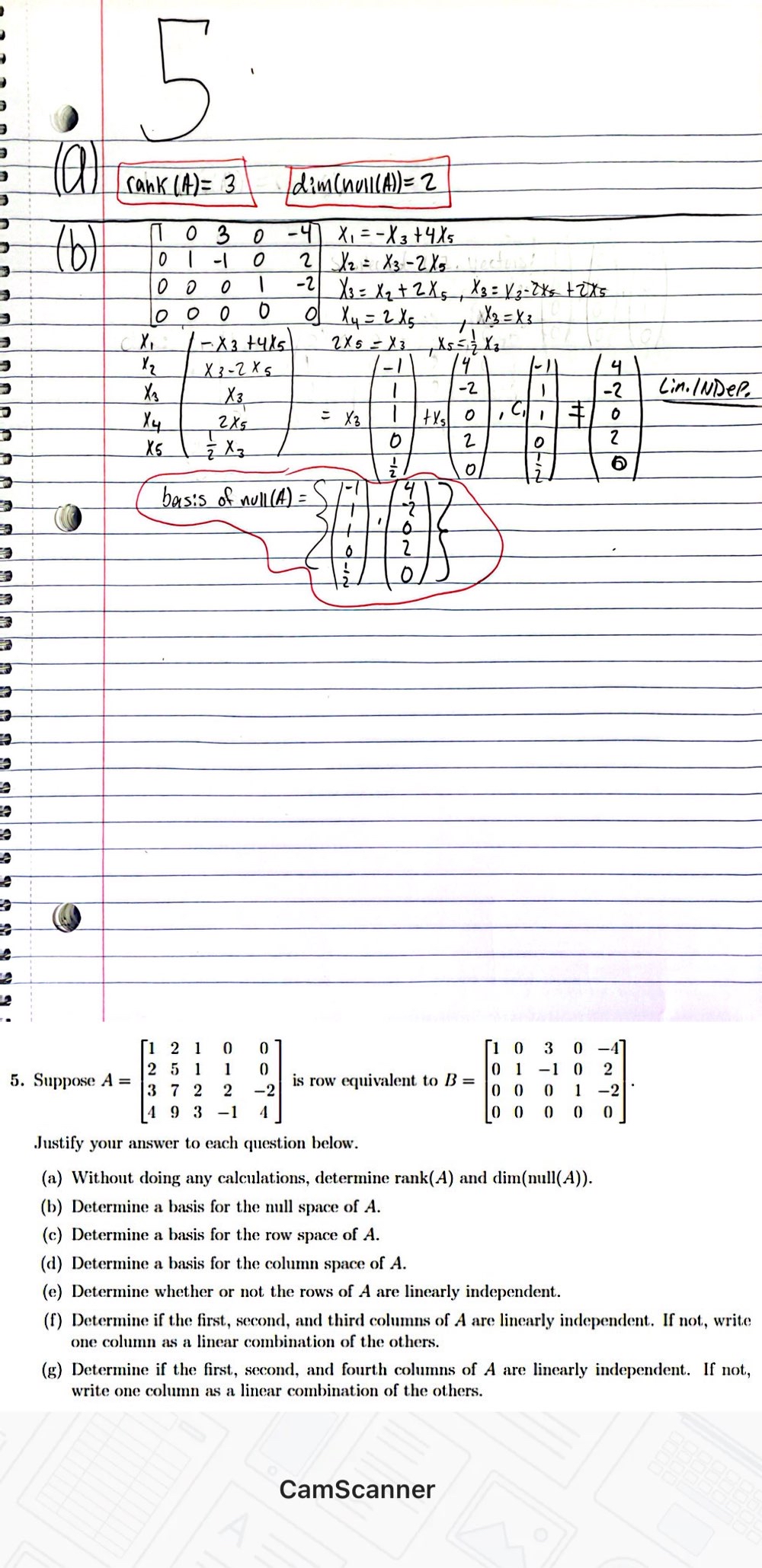 Solved Can someone please check my work for part B? | Chegg.com