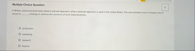 Solved Multiple Choice QuestionIn Britain, pharmaceutical | Chegg.com