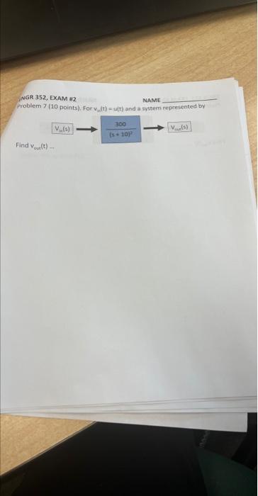 Solved ENGR 352, EXAM \#2 Problem 2 ( 10 points). For | Chegg.com