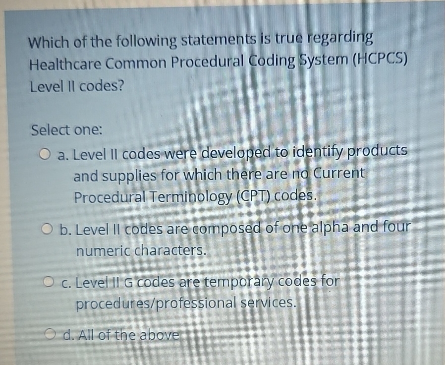 Solved Which of the following statements is true regarding | Chegg.com