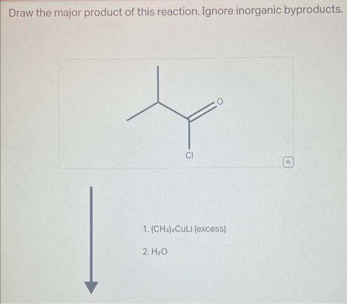Solved Draw the major product of this reaction. Ignore | Chegg.com