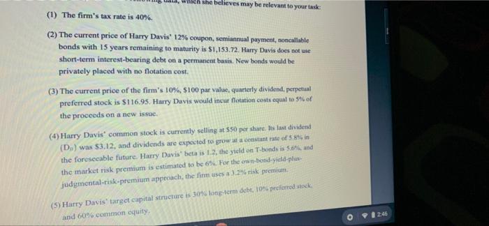 Solved Wald, Willeh she believes may be relevant to your de | Chegg.com