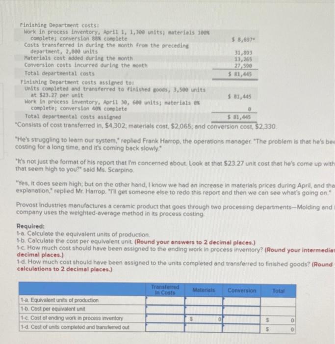 Solved "He's struggling to learn our system," replied Frank | Chegg.com