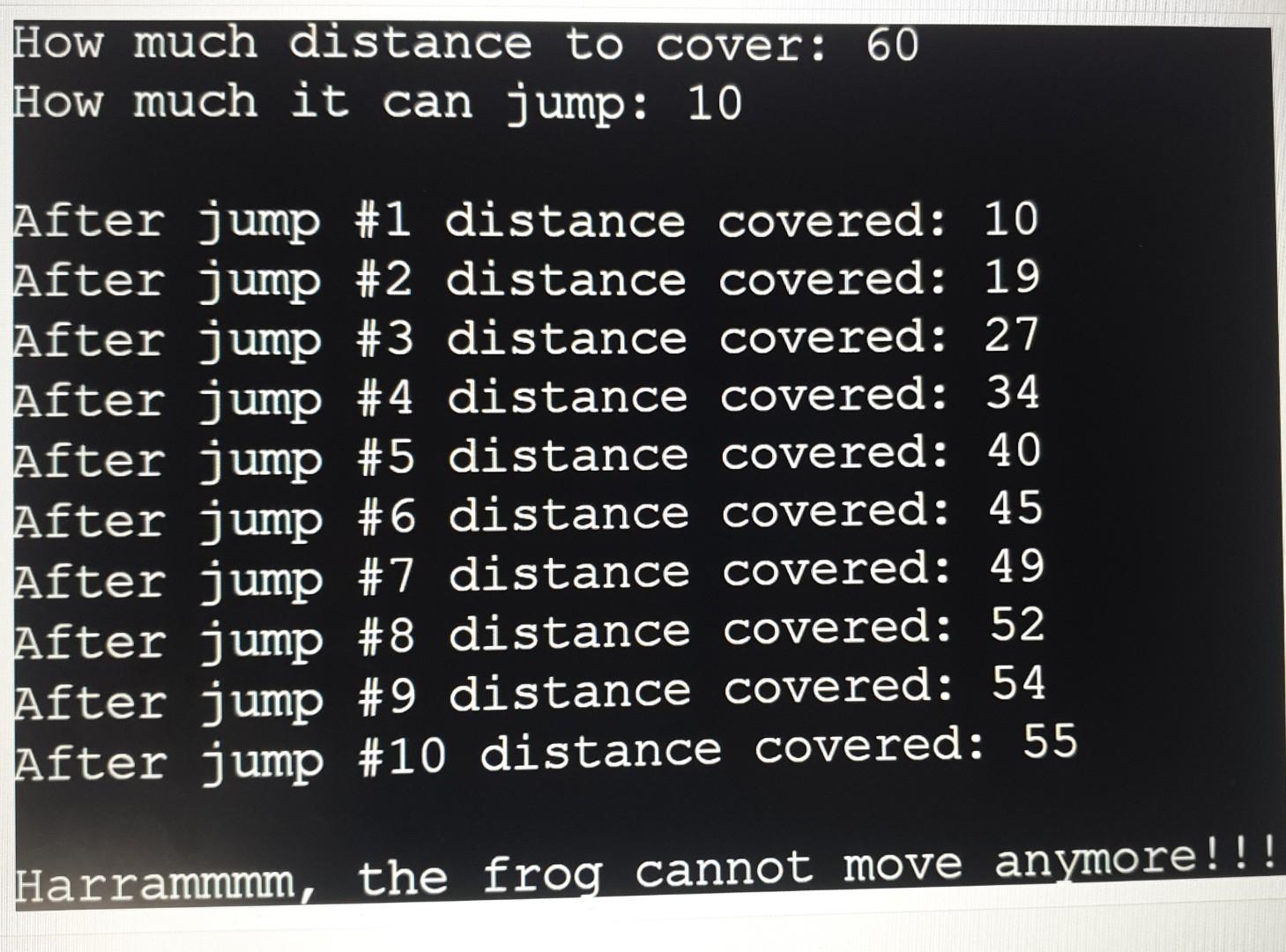 Solved A frog needs to jump to reach the swamp. The total | Chegg.com