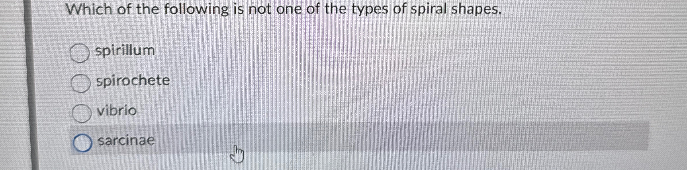 Solved Which of the following is not one of the types of | Chegg.com