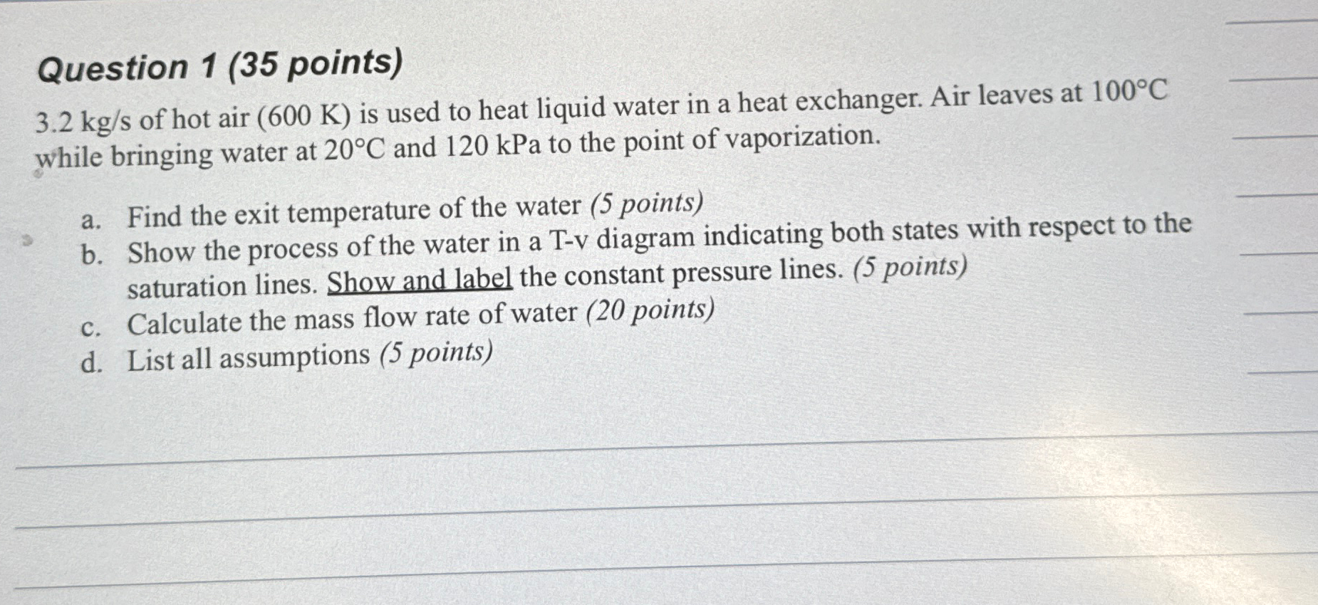 Solved please explain all steps Question 1 (35 | Chegg.com