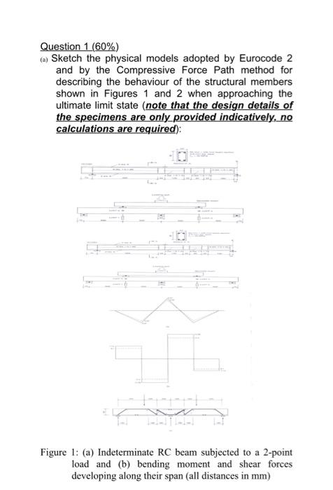 Solved Question 1(60%) (a) Sketch the physical models | Chegg.com