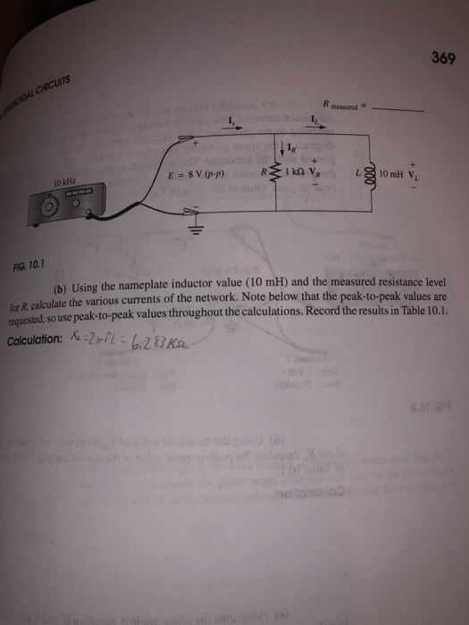 Solved using the nameplate inductor value (10mH) and the | Chegg.com