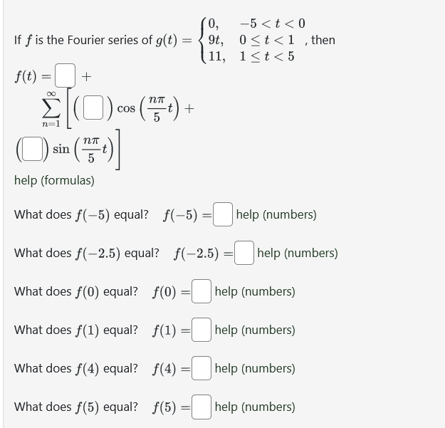 Solved If f ﻿is the Fourier series of | Chegg.com