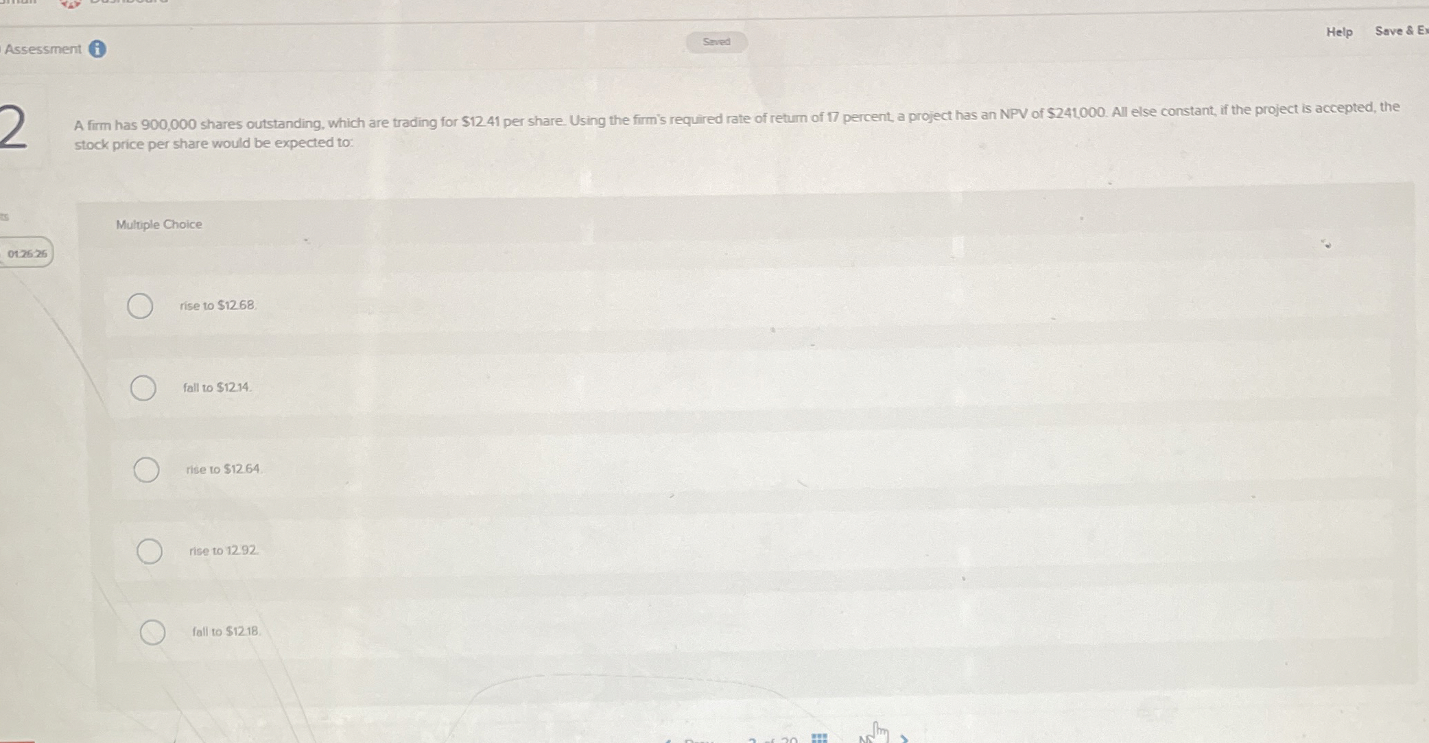 High Quality SOLUTION Assessment (i)SavedHelpSave & ExA firm has 900,000 | Chegg.com