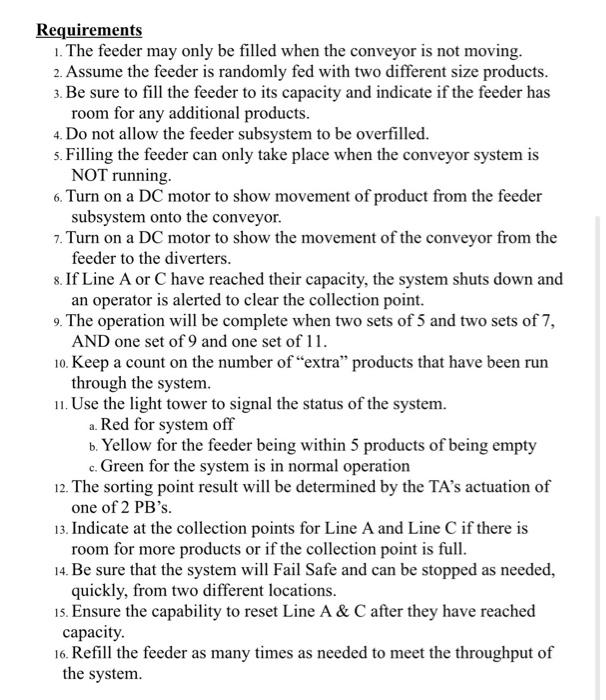 Solved Write A Ladder Logic Program For The Following