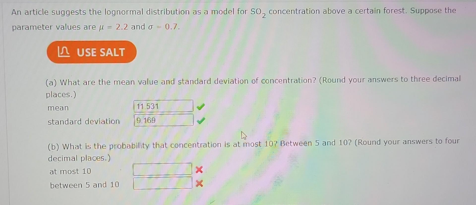 Solved n article suggests the lognormal distribution as a | Chegg.com