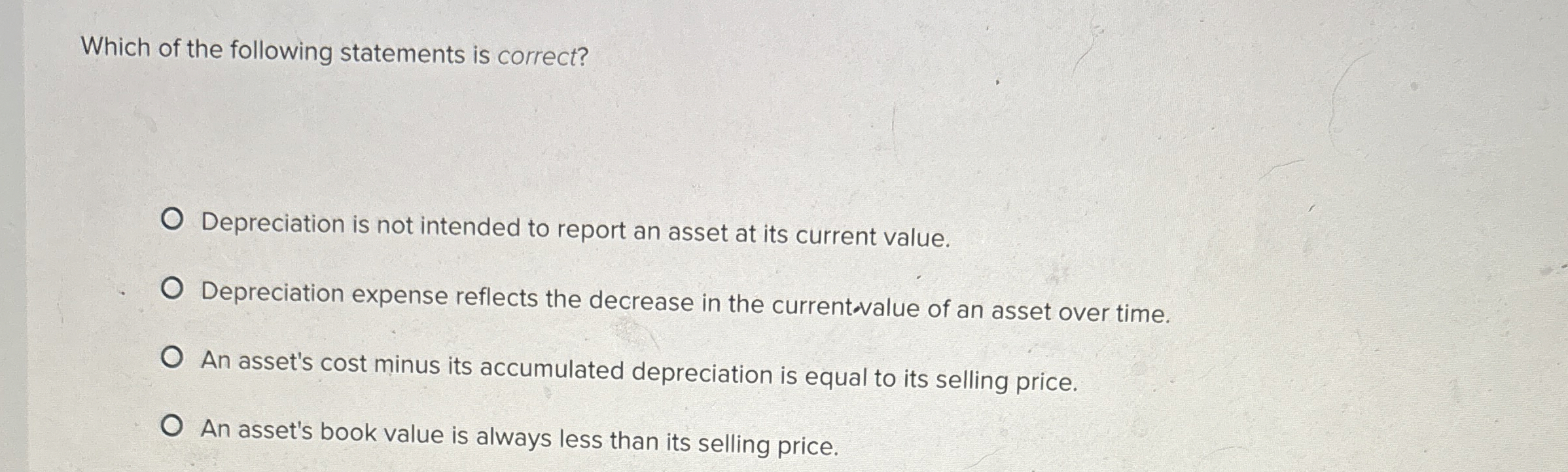 Solved Which of the following statements is | Chegg.com
