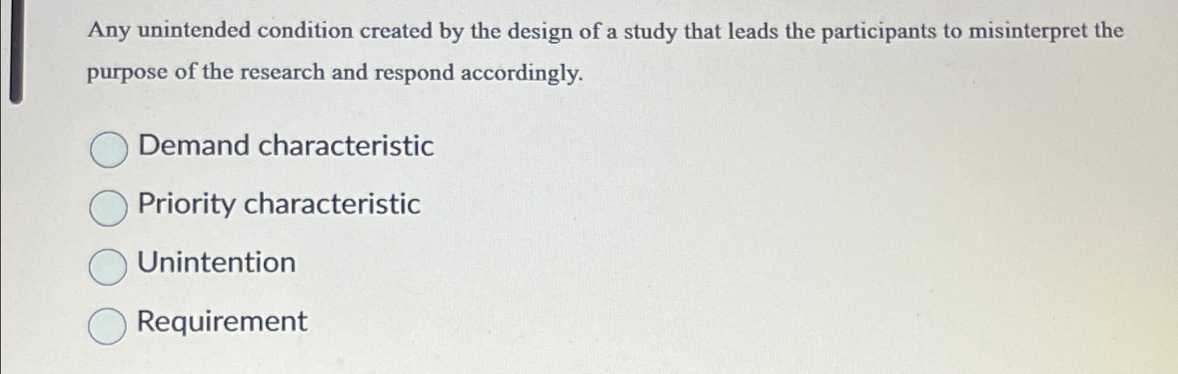 Solved Any unintended condition created by the design of a | Chegg.com